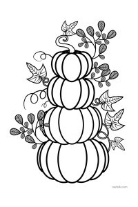 110 Pumpkin Coloring Pages: Free PDF coloring Sheets
