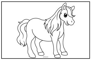 Horse Coloring Pages: Free Printable PDFs