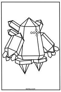 Legendary Pokémon Coloring Pages