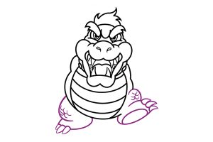 How to Draw Bowser