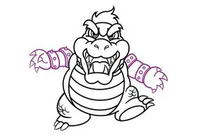How to Draw Bowser
