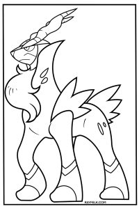 Legendary Pokémon Coloring Pages