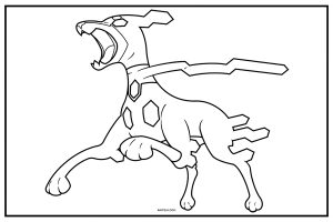 Legendary Pokémon Coloring Pages