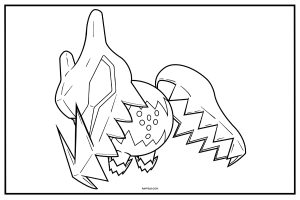 Legendary Pokémon Coloring Pages
