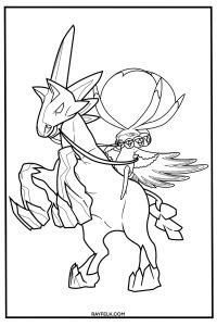 Legendary Pokémon Coloring Pages