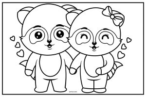 Valentines Coloring Pages
