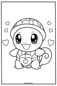 Pokémon Valentines Coloring Pages